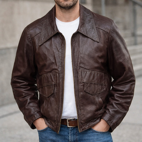 The Legacy | Jackets & Coats | 97s The Legacy Mens Ml Brown Leather ...